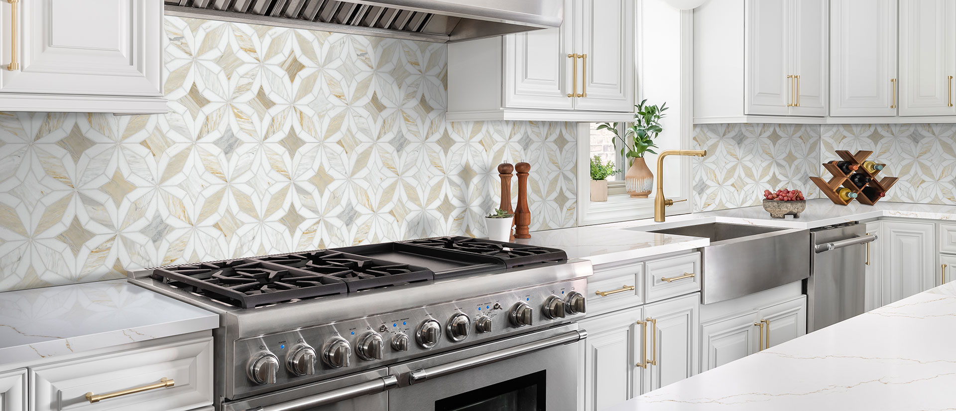 Calacatta Miraggio Gold Countertop - MW Floors